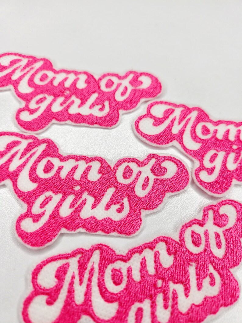 Mom of Girls Patch Mom Iron on Patch Mothers Day Patch - Etsy