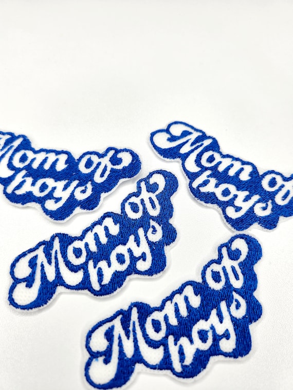Mom of Boys Patch Mom Iron on Patch Mothers Day Patch - Etsy