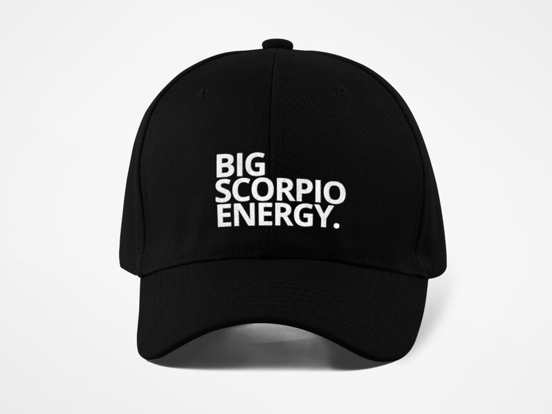Big Scorpio Energy Scorpio Hat Zodiac Hat Adult Birthday - Etsy