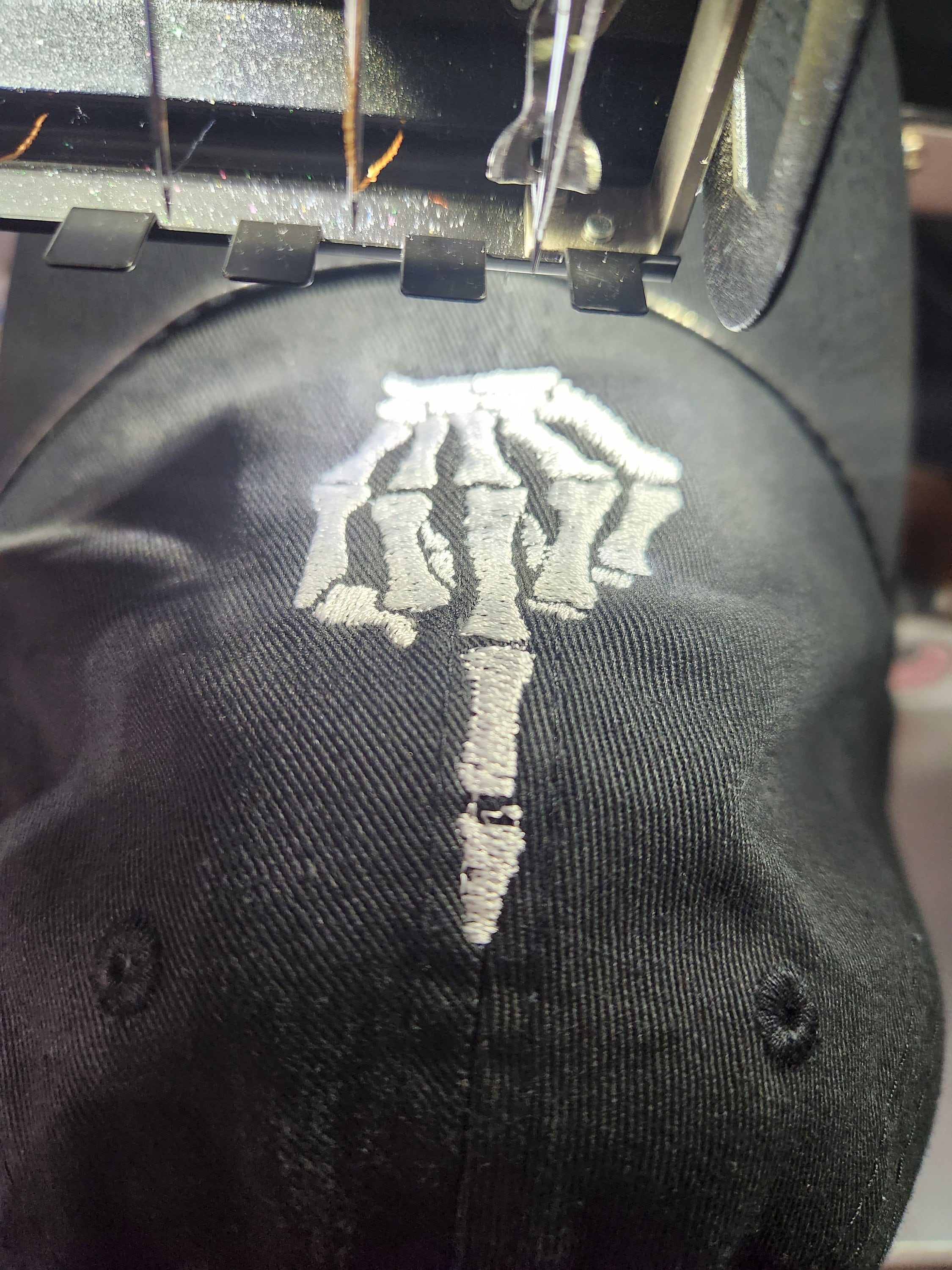 Skeleton Middle Finger Hat Halloween Hat Spooky Hat Scary - Etsy