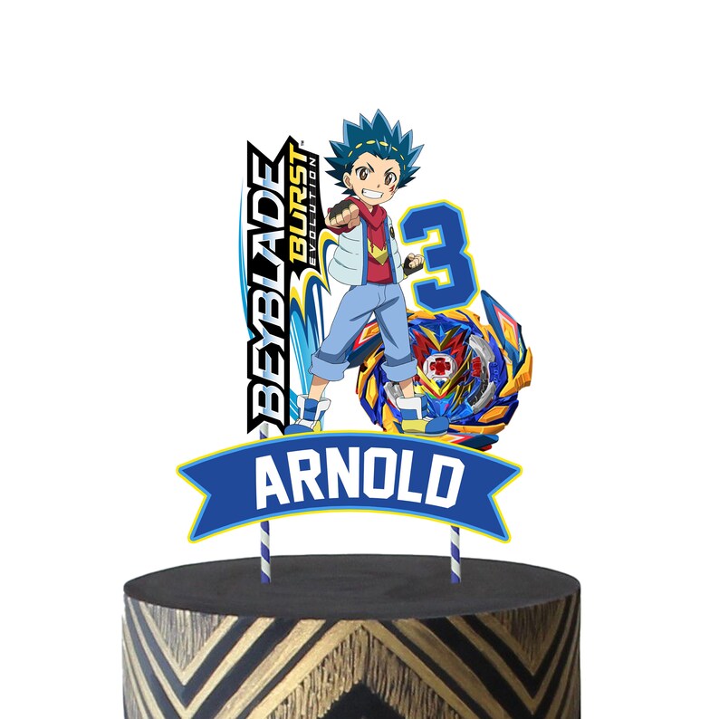BEYBLADE CAKE TOPPER - Etsy