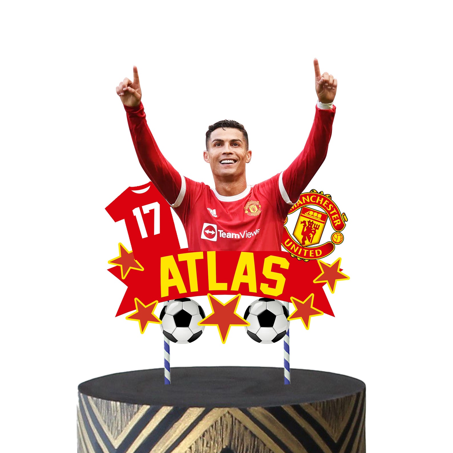 RONALDO CAKE TOPPER - Etsy UK
