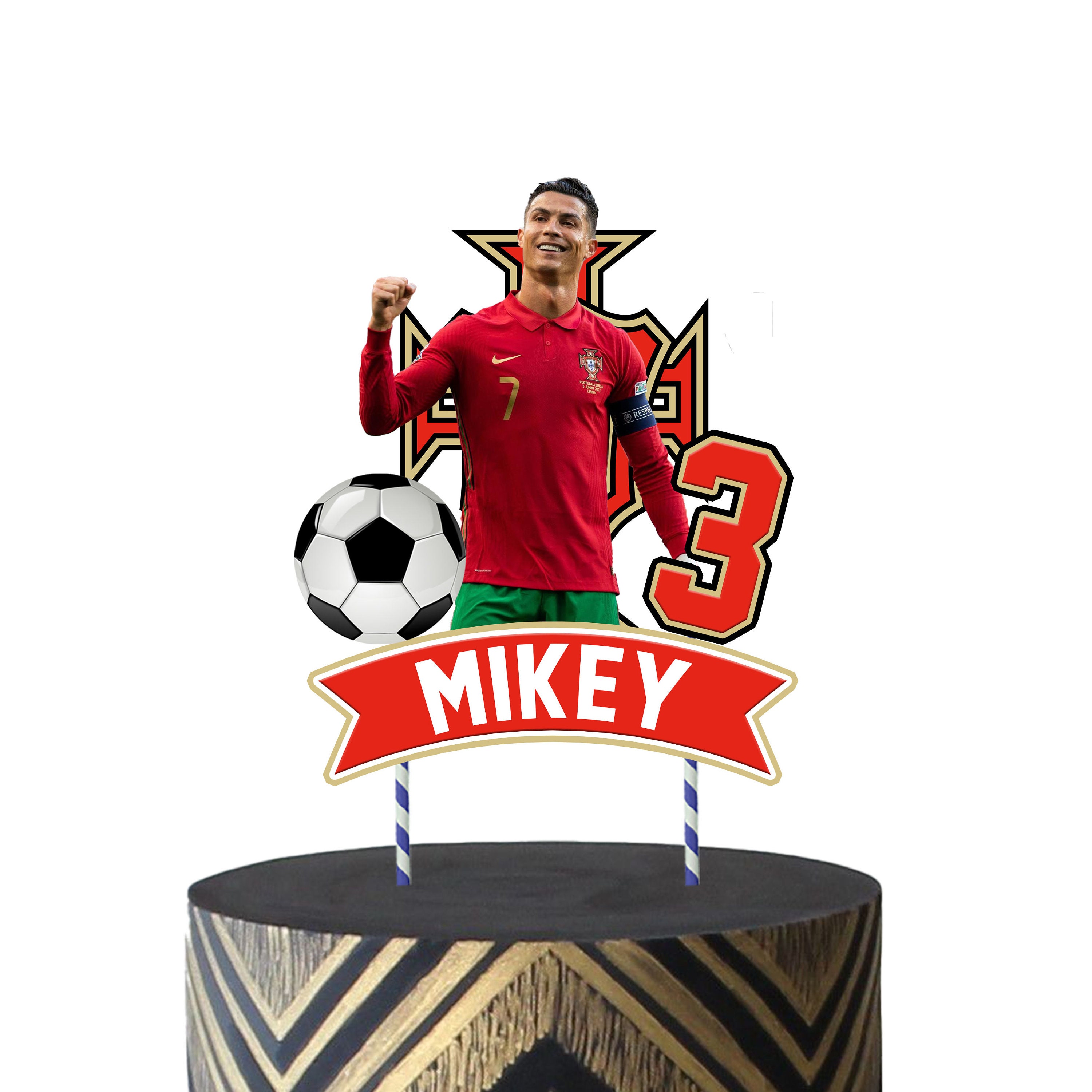RONALDO CAKE TOPPER Birthday - Etsy Australia