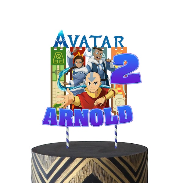 Avatar Cake Topper - Etsy UK