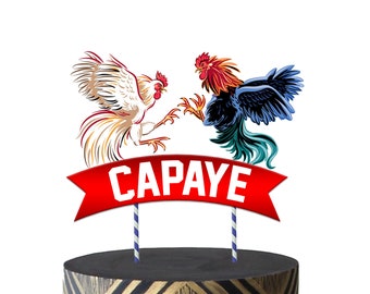 Rooster Birthday Cake Topper - Etsy