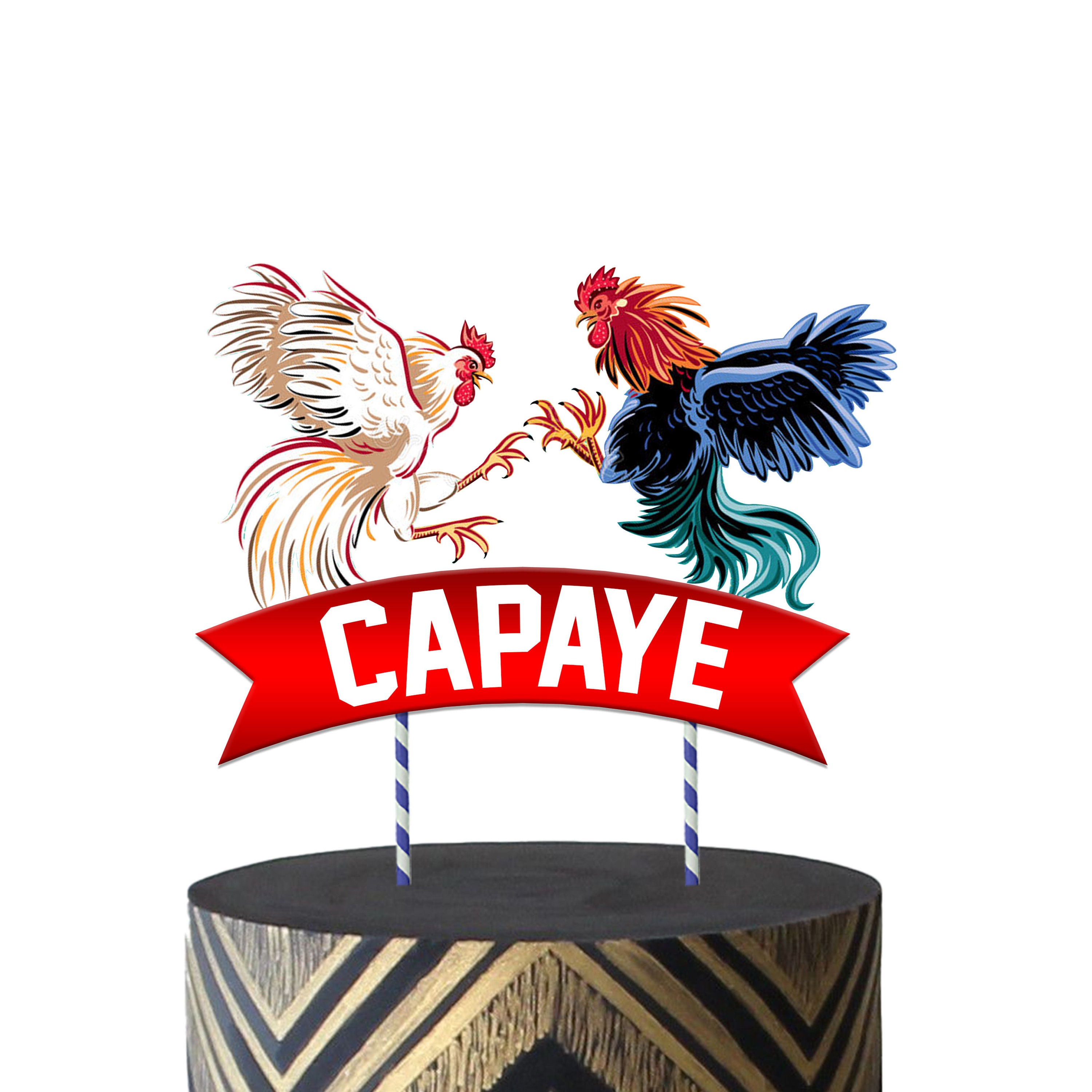 ROOSTER CAKE TOPPER - Etsy