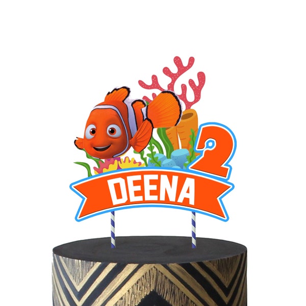 Nemo Cake Topper - Etsy