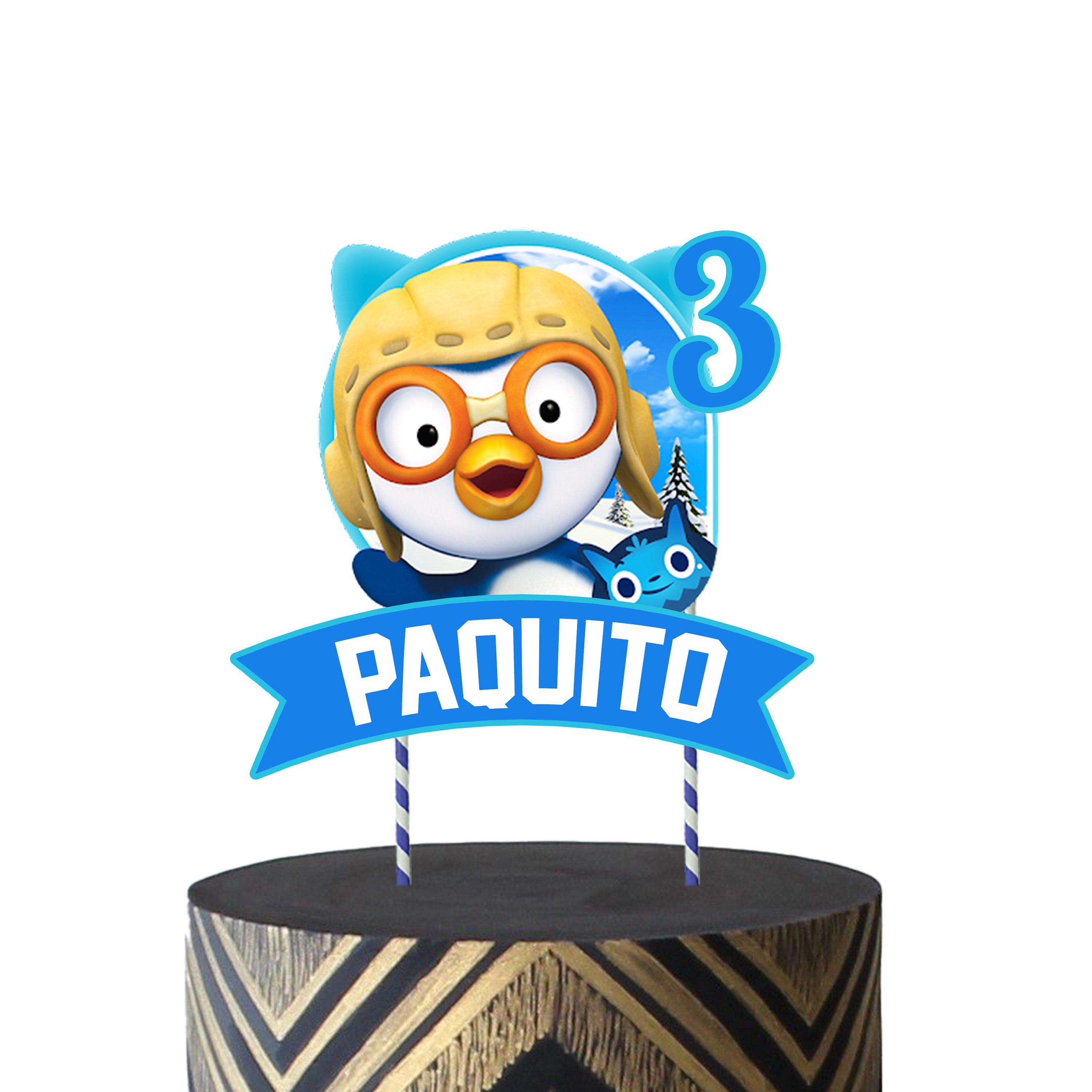 Buy PORORO CAKE TOPPER Online in India - Etsy