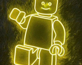 Neon Robot Sign - Etsy