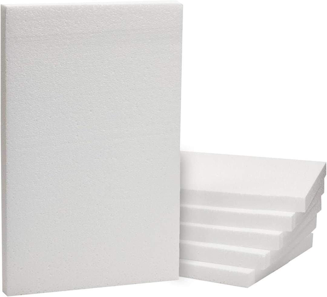 Styrofoam/polystyrene Insulation Boards Rectangle Sheets 11x17 Inches ...