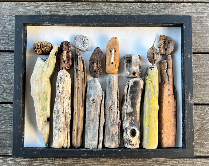 Driftwood circle of Friends Handcrafted Wall Hanging. 11x14inch ...