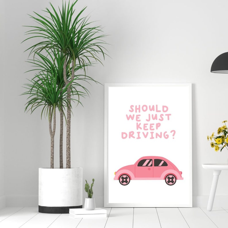 Harry Styles Print Should We Just Keep Driving Print Digital - Etsy