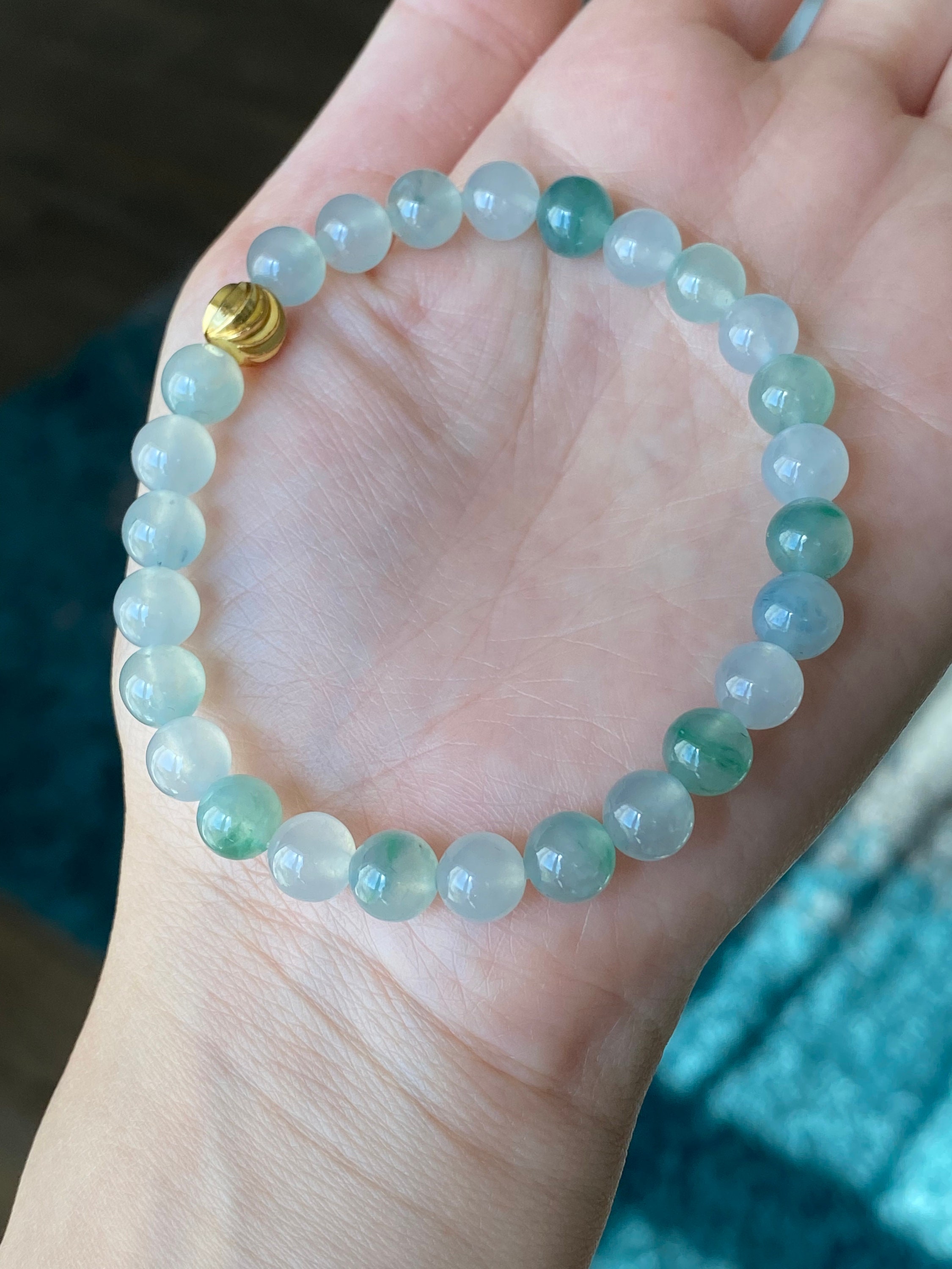 Natural Burmese Assorted Color Jade Bracelet 缅甸翡翠 多宝手链 - Etsy