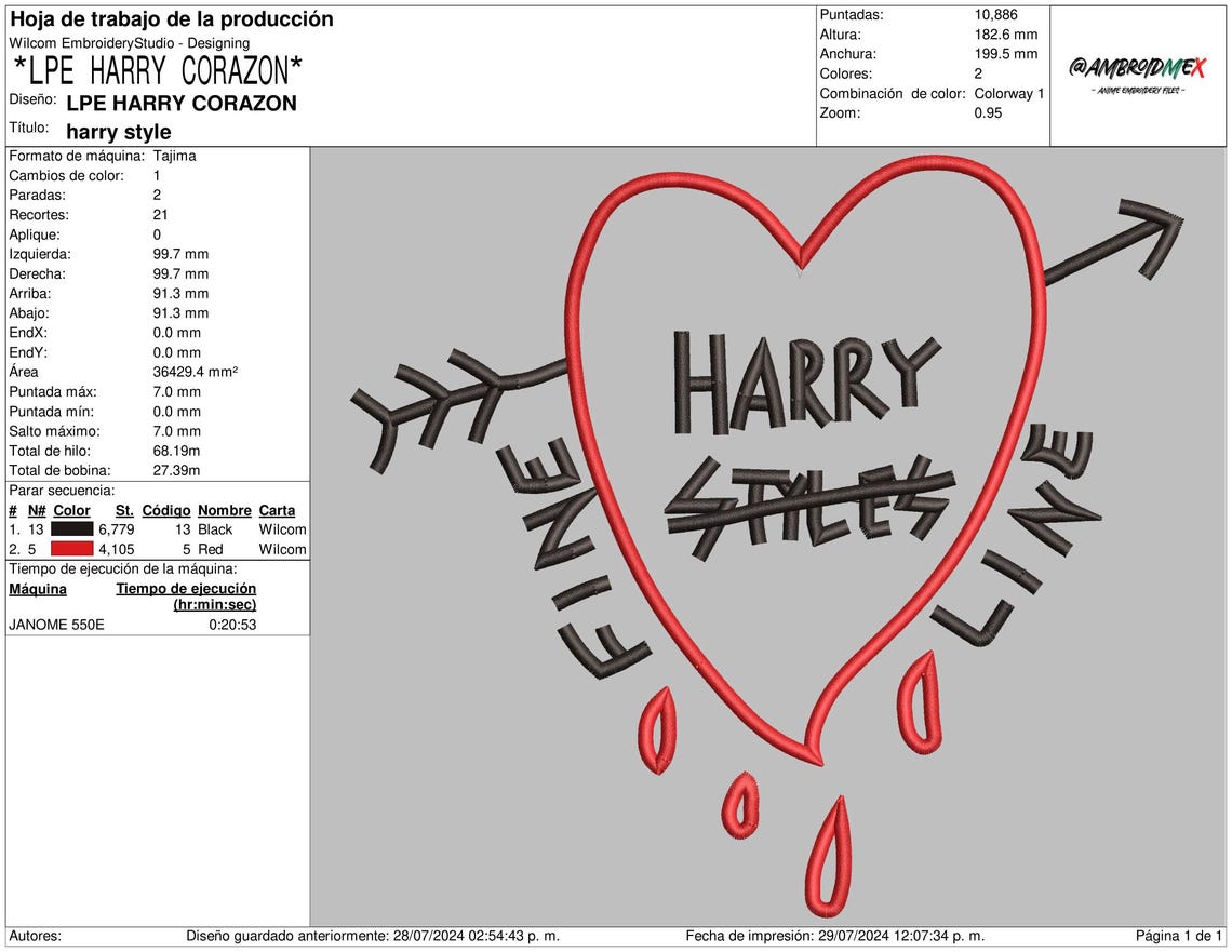One Direction Embroidery Design, One Direction Machine Embroidery File ...