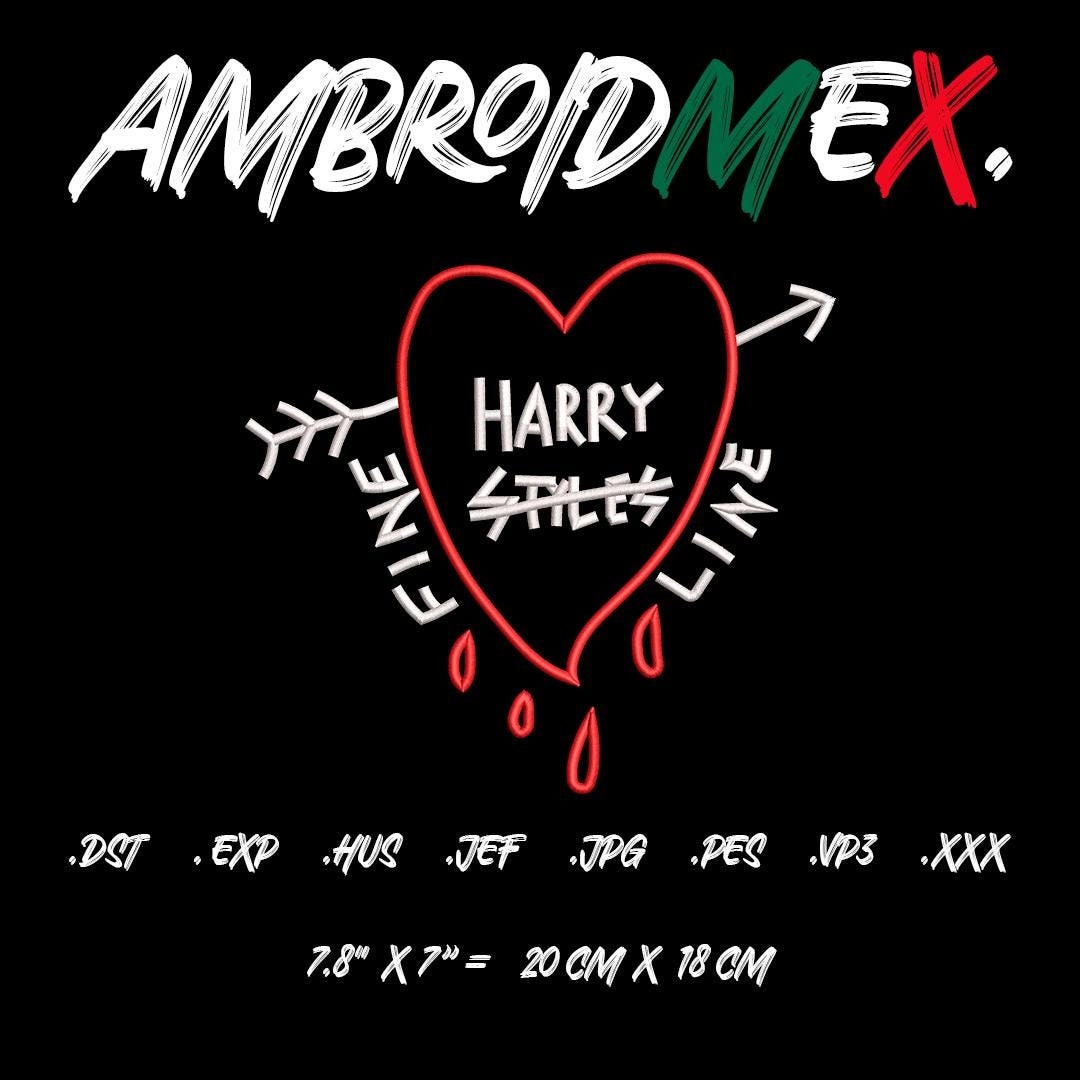 One Direction Embroidery Design, One Direction Machine Embroidery File ...