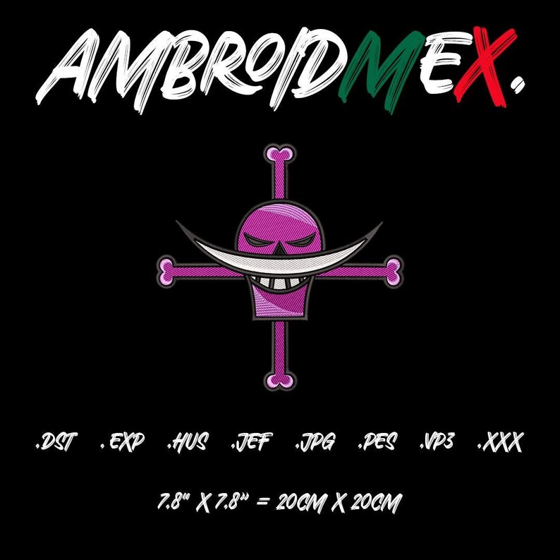 Anime Embroidery Design, Anime Machine Embroidery File, Instant ...