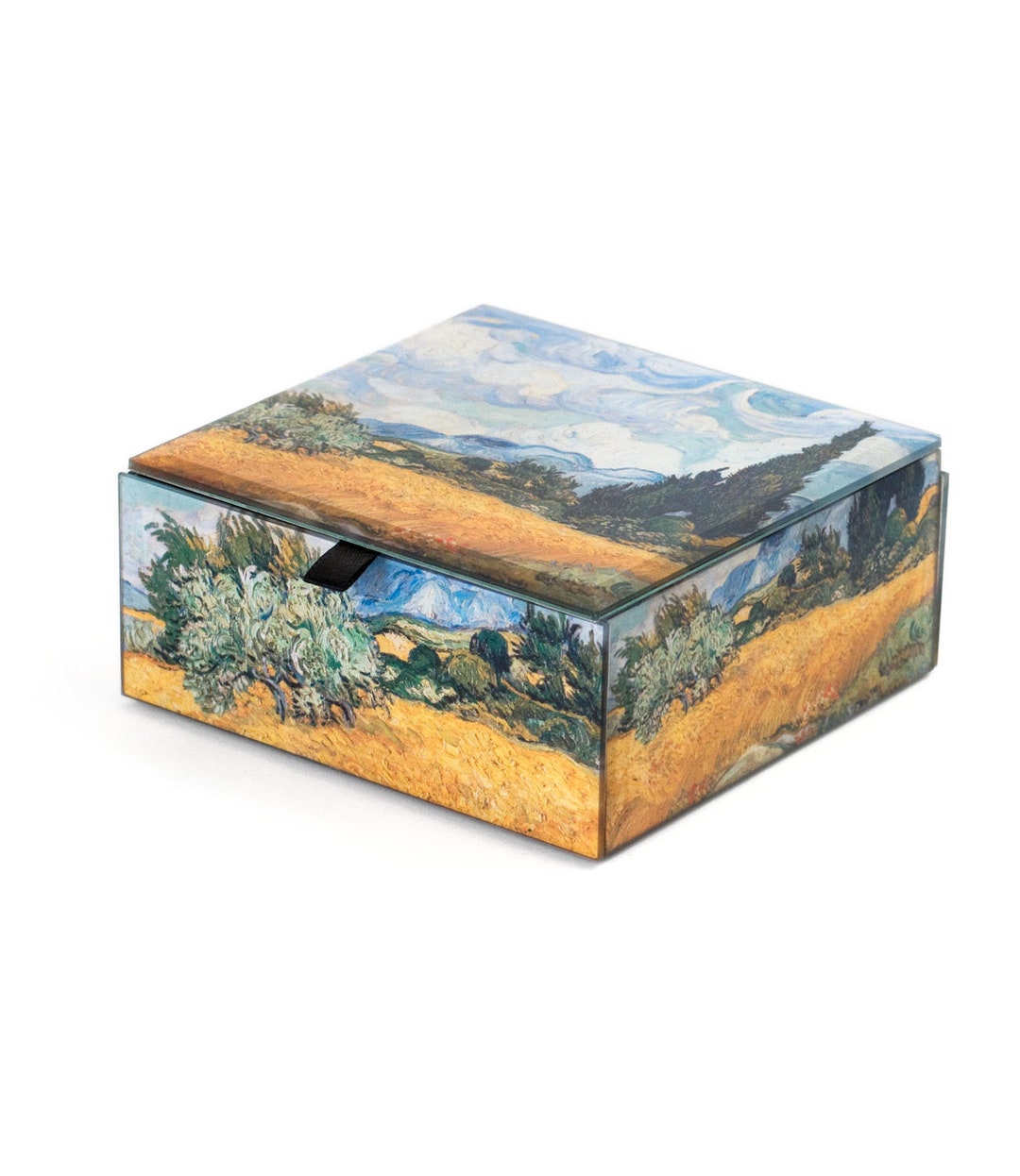 Value Arts Vincent Van Gogh Wheat Field With Cypresses Keepsake Box - Etsy