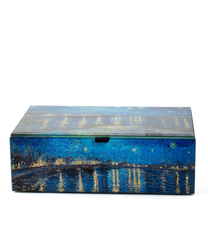 Value Arts Vincent Van Gogh Starry Night Over the Rhone Keepsake Box - Etsy