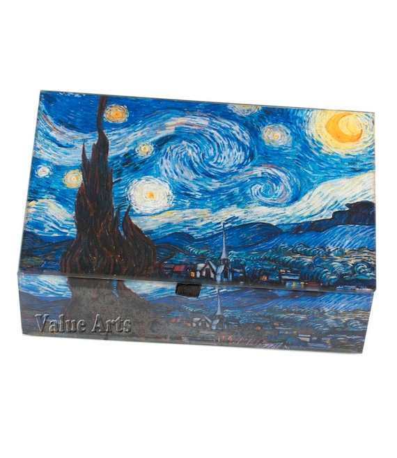 Van Gogh Glass Starry Night Keepsake Box - Gem