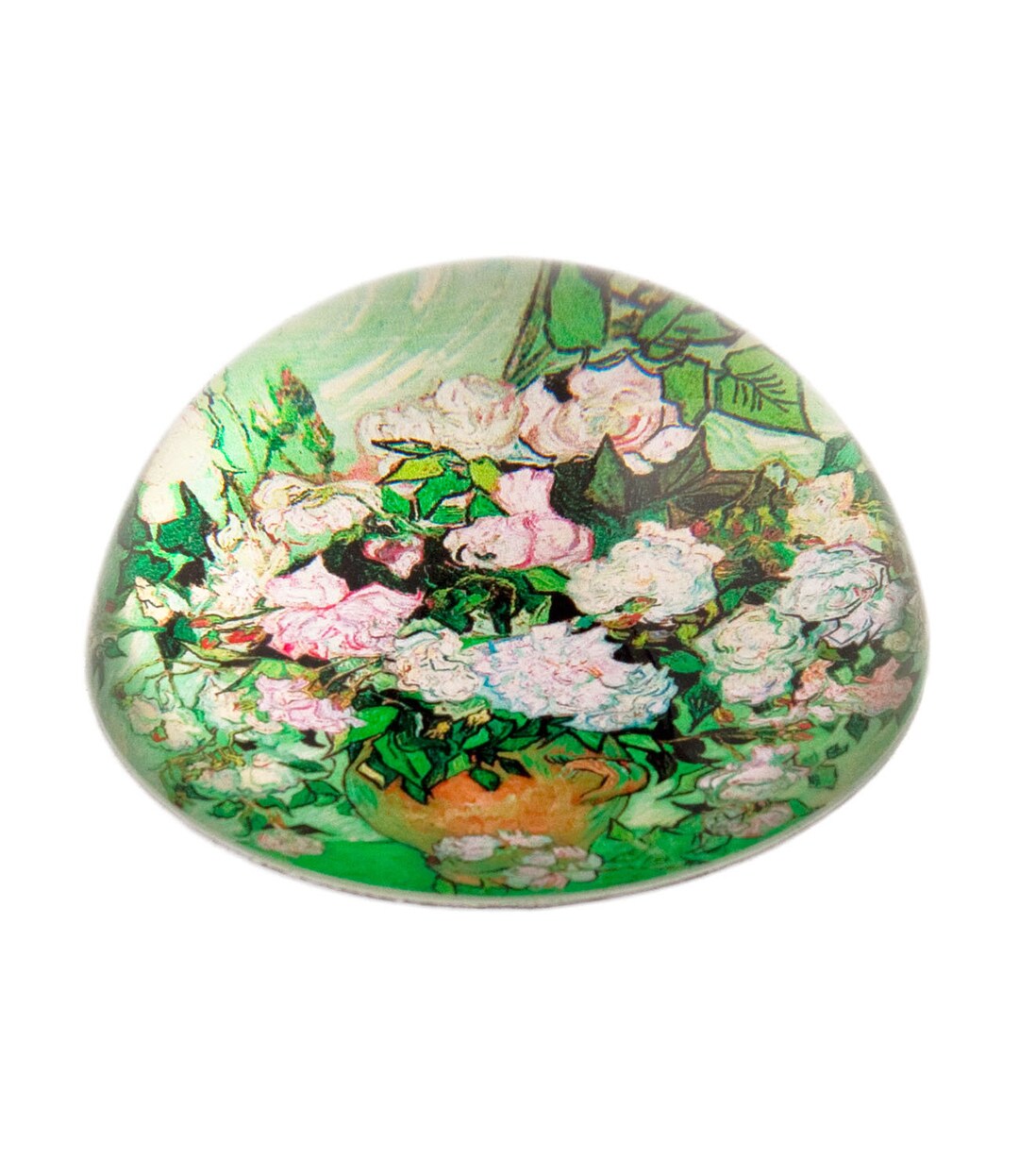 Value Arts Van Gogh Rose Crystal Glass Dome Paperweight - Etsy