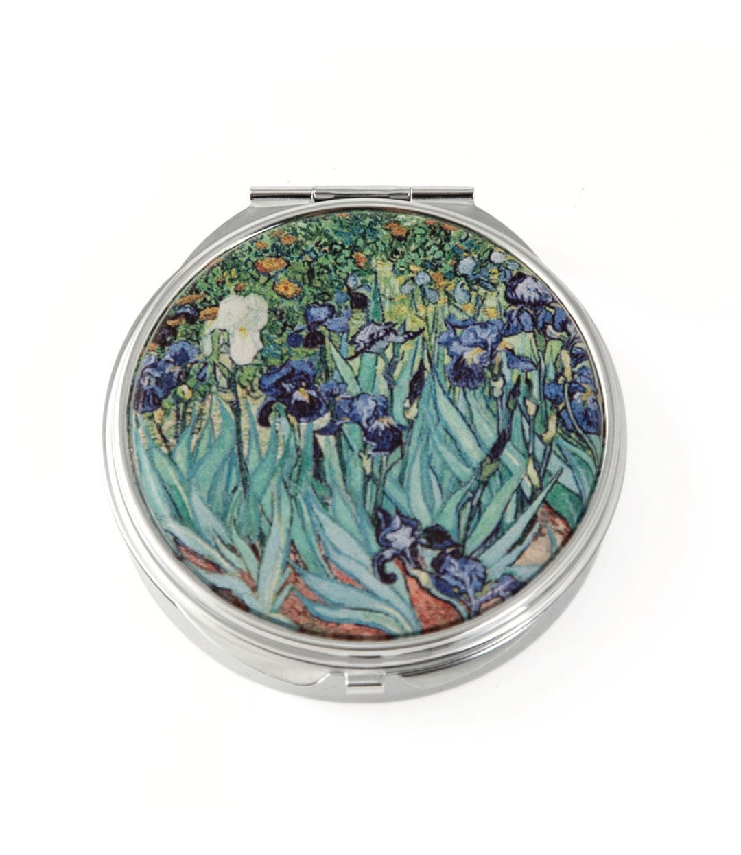 Value Arts Premium PU Leather Top Van Gogh Iris Large Round Pill Box - Etsy