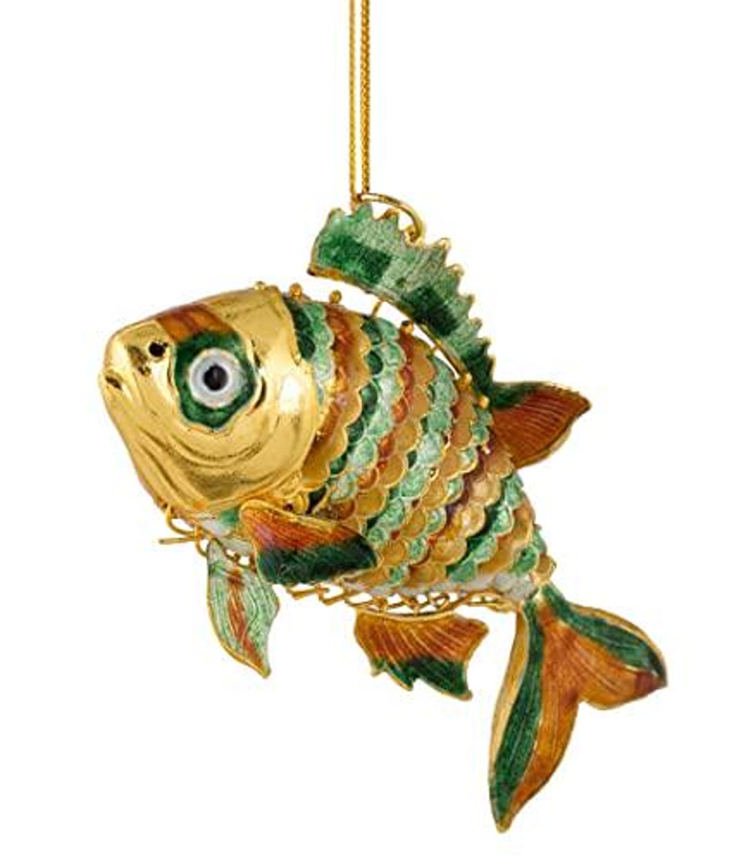 Value Arts Handmade Articulate Rainbow Snapper Hanging Ornament - Etsy