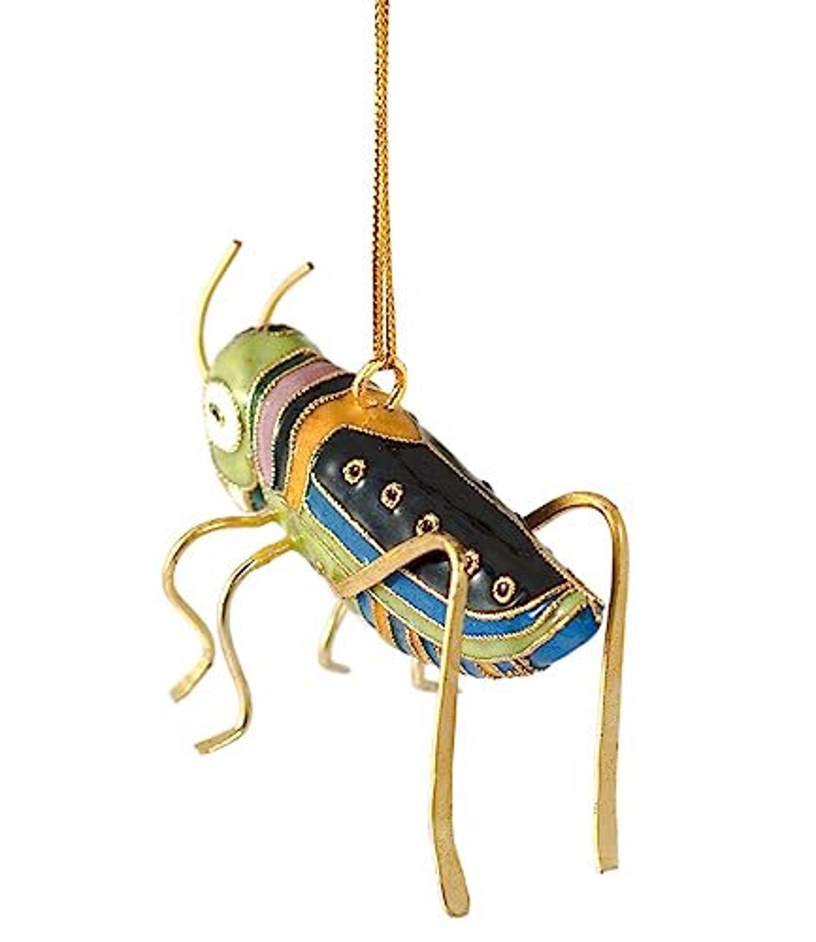Value Arts Handmade Green Cloisonne Grasshopper Ornament - Etsy