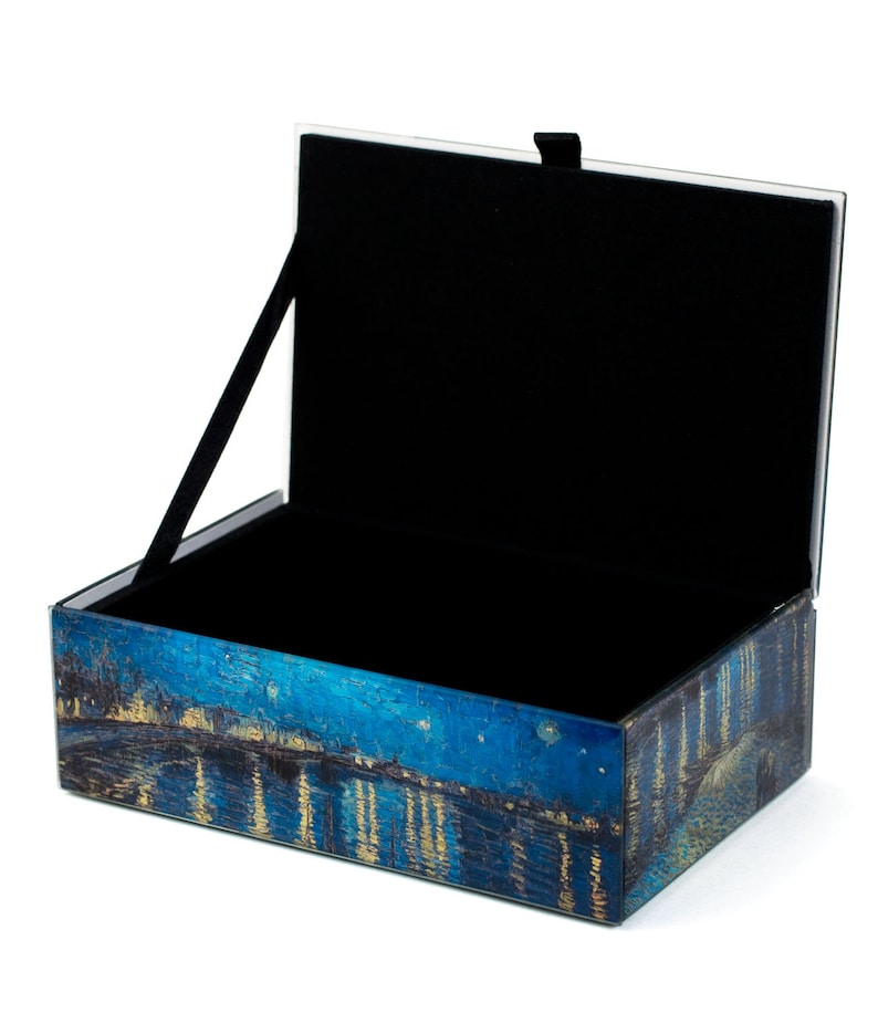 Value Arts Vincent Van Gogh Starry Night Over the Rhone Keepsake Box - Etsy