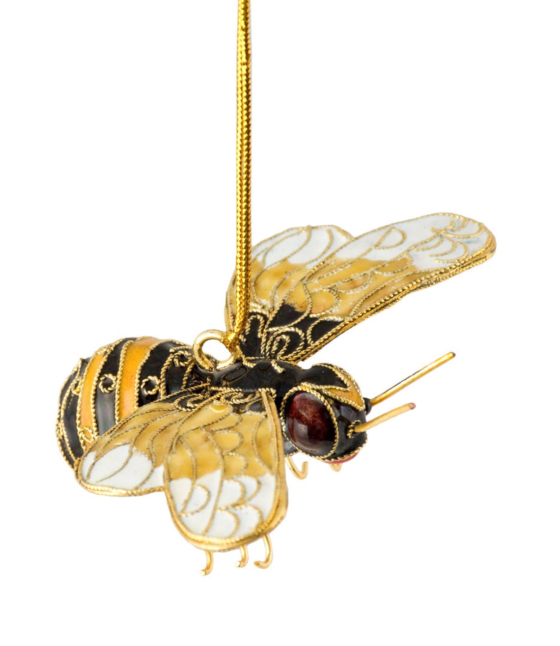 Value Arts Handmade Cloisonne Bumble Bee Ornament - Etsy
