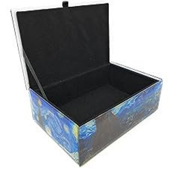 Van Gogh Glass Starry Night Keepsake Box - Gem