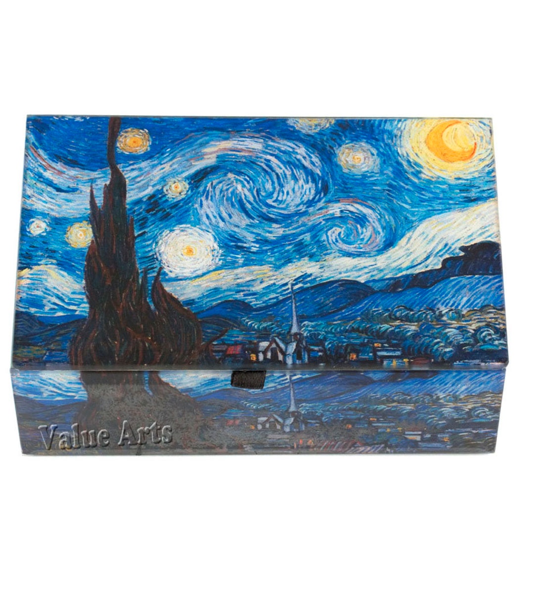 Van Gogh Glass Starry Night Keepsake Box - Etsy