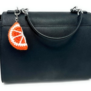 Handmade Lemon Slice Keychain Orange Slide Keychain Citrus Keychain ...