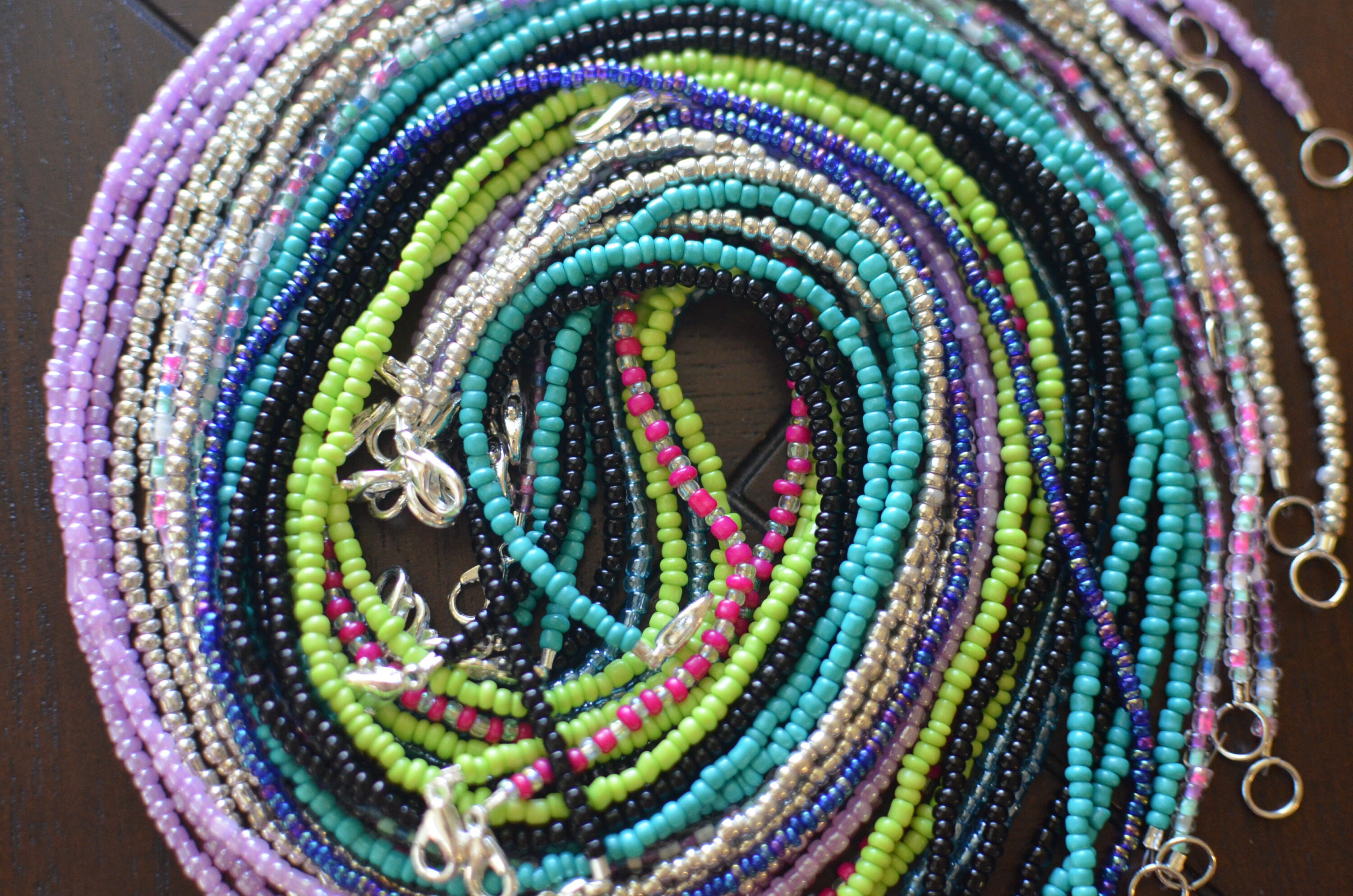 Handmade Seed Bead Necklace - Etsy