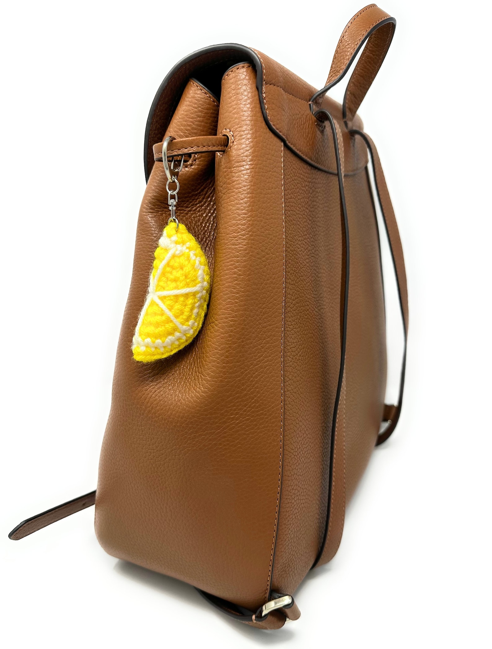 Handmade Lemon Slice Keychain Orange Slide Keychain Citrus Keychain ...