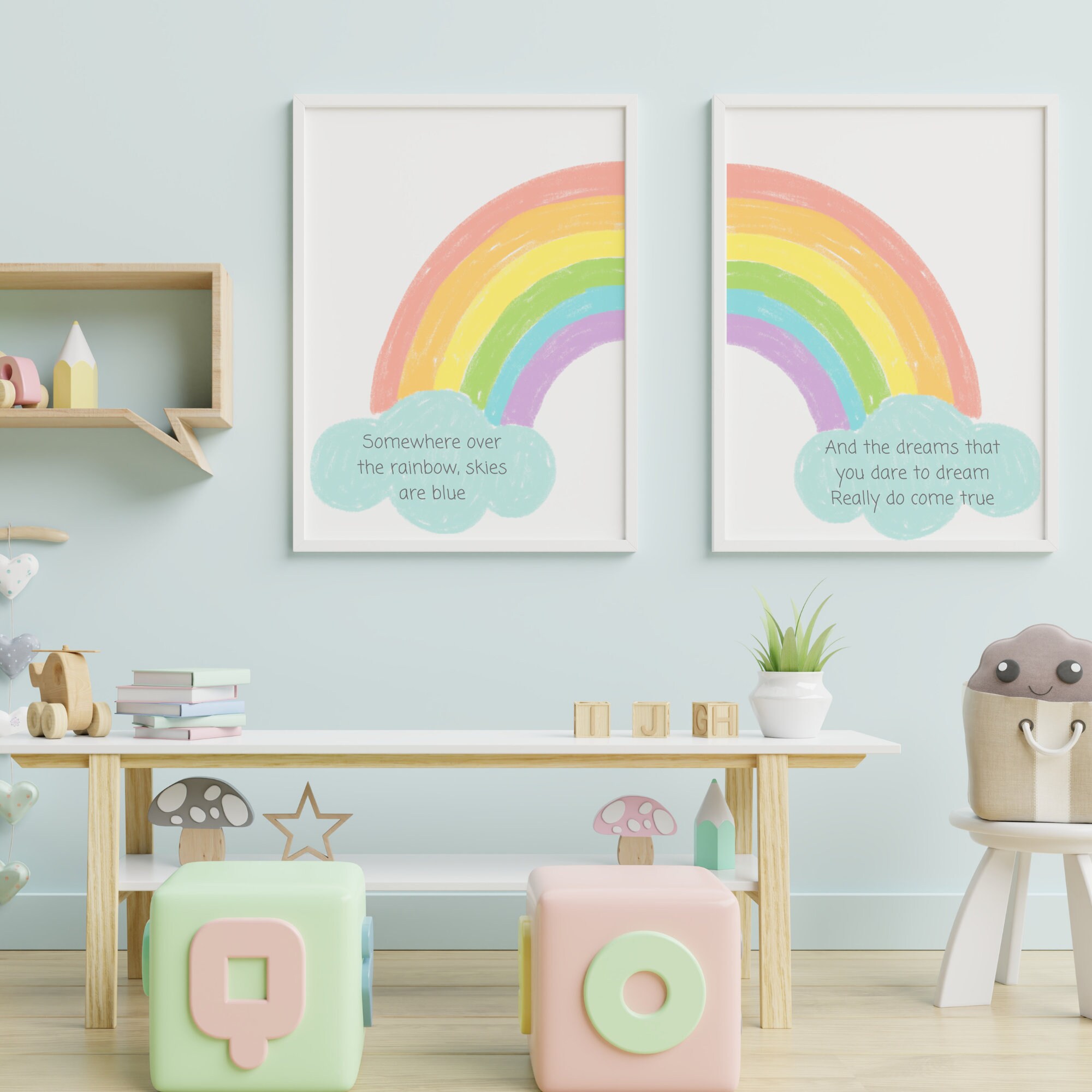 Somewhere Over the Rainbow Wall Art Digital Download (PRINT AVAILABLE ...