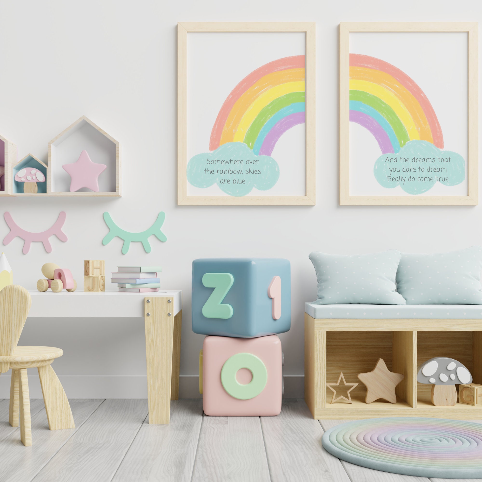 Somewhere Over the Rainbow Wall Art Digital Download (PRINT AVAILABLE ...