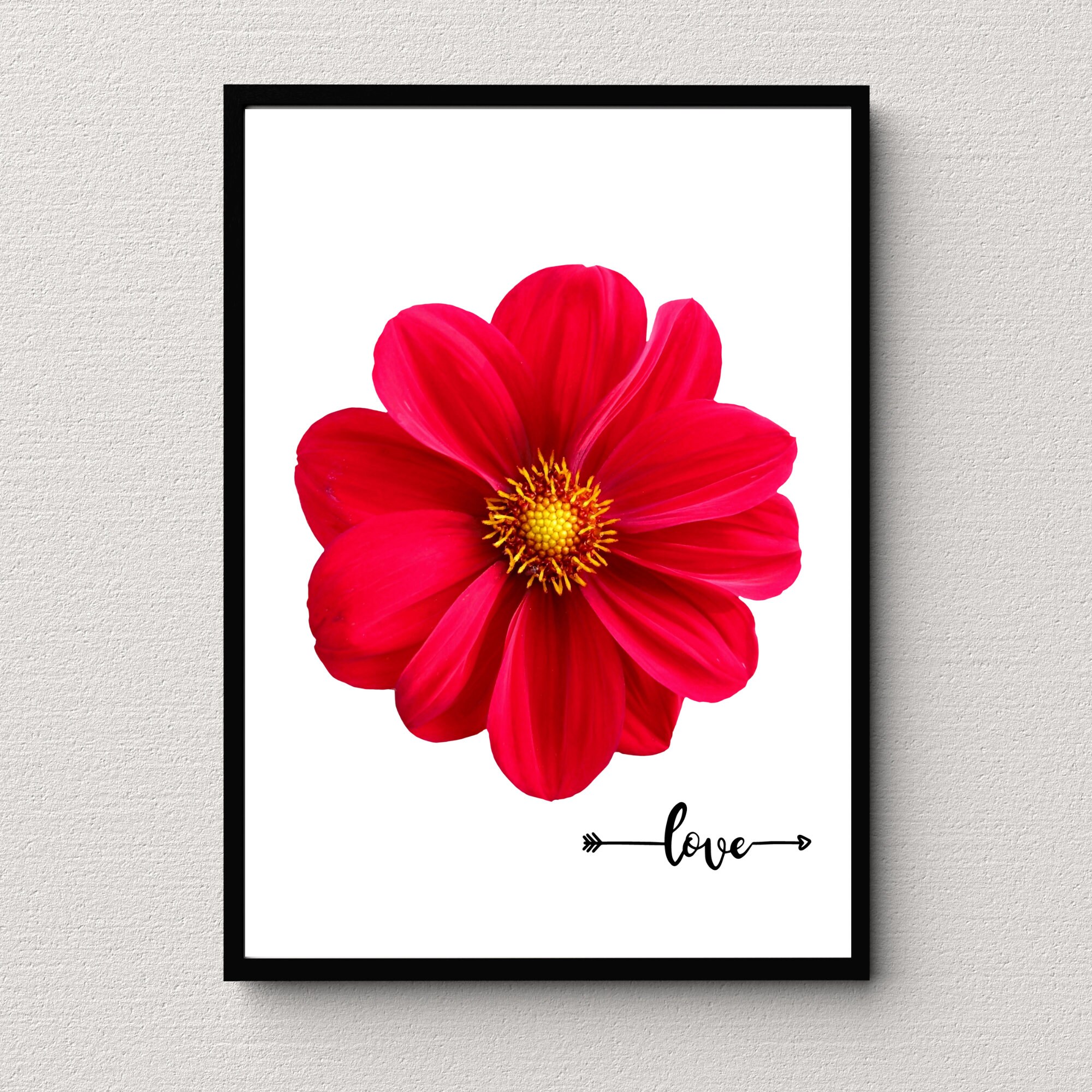 Pretty Girl Pink And Black Wall Art With Perfect Is Boring Etsy