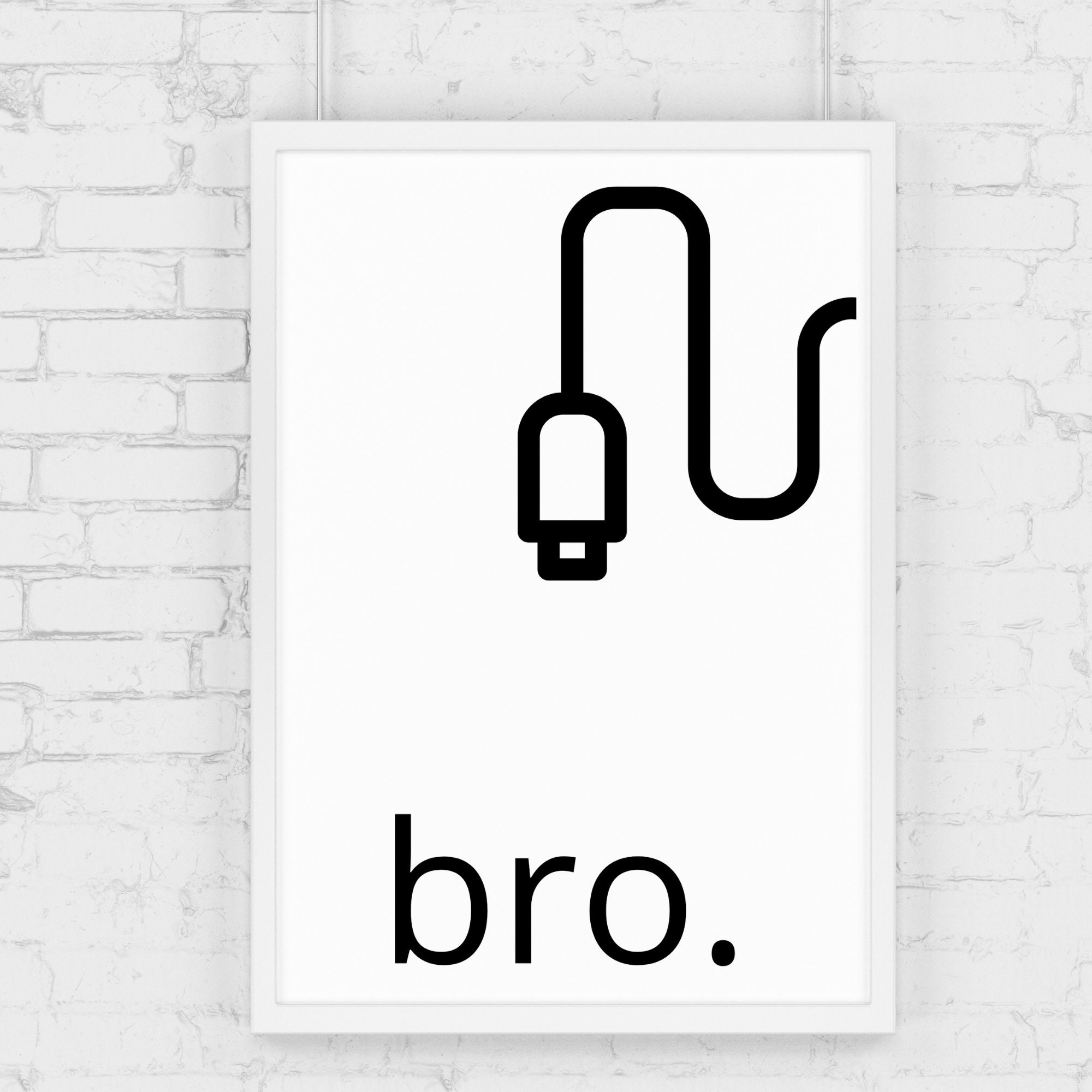 Gamer Room Navy Bro Dude Bruh Wall Art Digital Download (PRINT ...