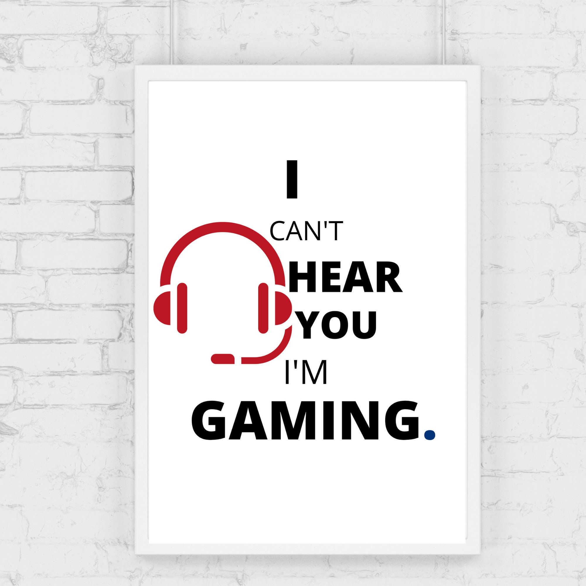 Gamer Room Red Bro Dude Bruh Wall Art Digital Download - Etsy