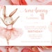 EDITABLE Happy Fox Birthday Invitation Template, Enchanted Forest ...