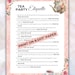 EDITABLE Tea Party Event Ticket, High Tea Party Template, Tea Party ...