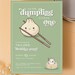 EDITABLE Little Dumpling Birthday Invitation, First Birthday Bao ...