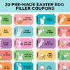 Printable Easter Egg Tokens, Easter Egg Filler Coupons, Easter Coupons ...
