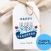 Editable Hanukkah Tags, Hanukkah Gift, Hanukkah Favor Tags, Hanukkah ...