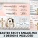 EDITABLE Easter Story Snack Mix Printable Tag Easter Bag Topper, Easter ...