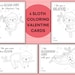 Sloth Valentines / Coloring Pages / Printable Valentine / Sloth ...