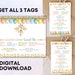 The Easter Story Snack Mix Printable Tag and Bag Topper, Easter Basket ...