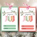 EDITABLE Joyeux Noel Merry Christmas Gift Tags, Printable Joyeux Noel ...