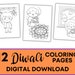 Diwali Coloring Sheets / Instant Download / Happy Diwali / Diwali ...