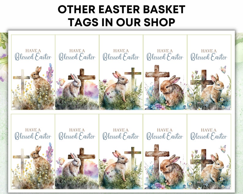 Religious Easter Story Snack Mix Printable Gift Tags Easter - Etsy
